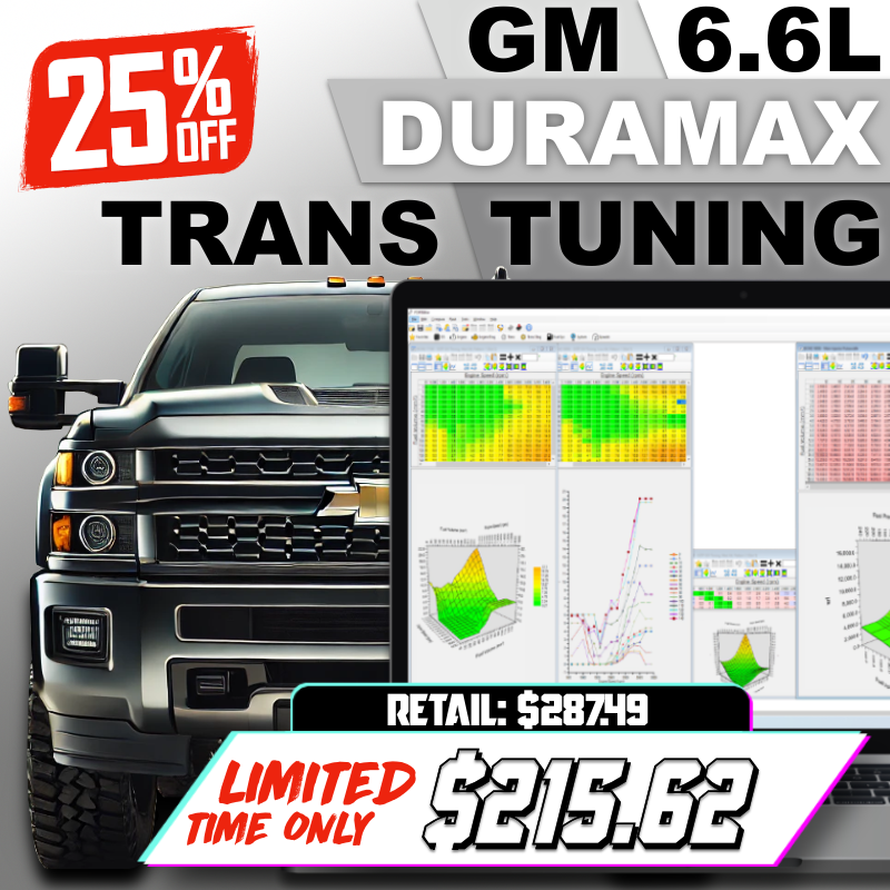 2011 - 2015 GM 6.6L LML Duramax A50 | Allison Transmission Tuning by P